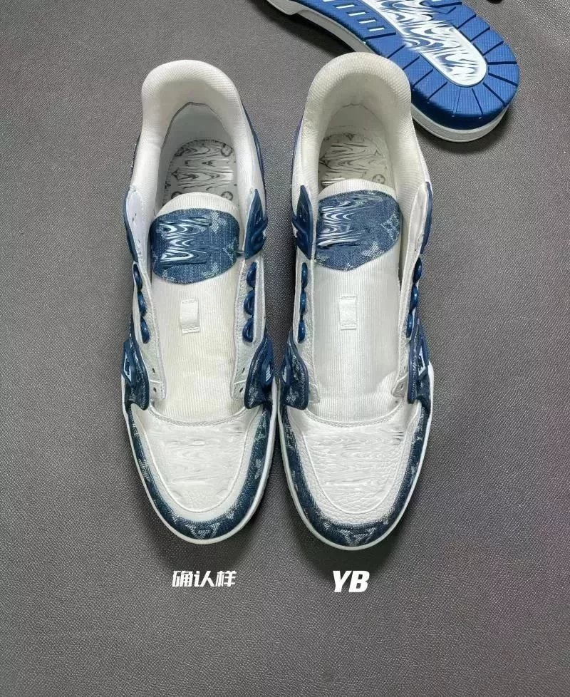【2K4独家】倾力之作 22SS trainer粒纹牛仔布 蓝色牛仔