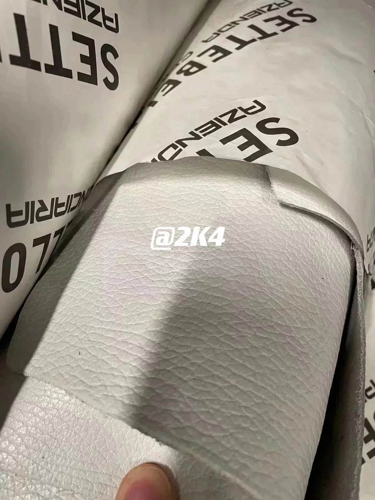 【2K4独家】倾力之作 22SS trainer粒纹牛仔布 蓝色牛仔