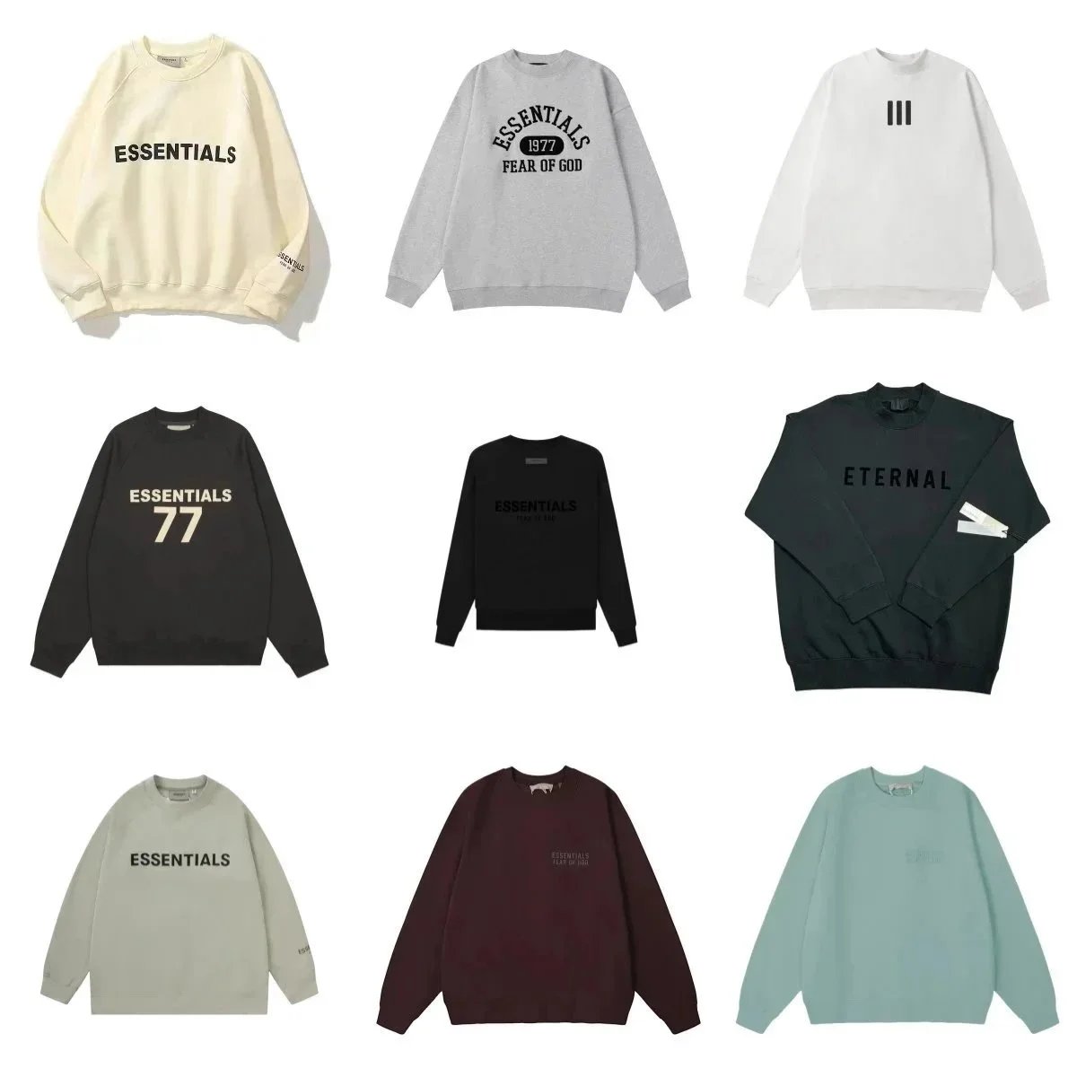 Essentials Clothes spreadsheet | Likerbuy