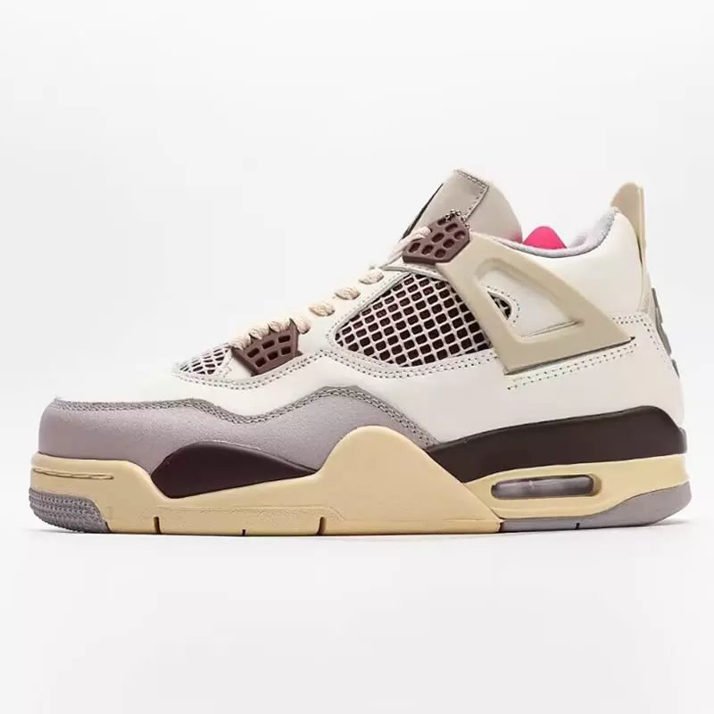 Air Jordan 4 乔4 AJ4 aj4 全白热熔岩白帆蝉翼ow大理石纹 金属扣白红 白紫 联名蓝红蓝鸳鸯 x 黑黄 荒漠苔藓灰褐 白奥利奥 电母黑黄 黑红雷电 灰兔子 白绿 篮球鞋男鞋女鞋
