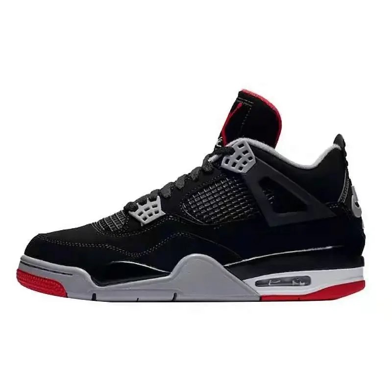 Air Jordan 4 乔4 AJ4 aj4 全白热熔岩白帆蝉翼ow大理石纹 金属扣白红 白紫 联名蓝红蓝鸳鸯 x 黑黄 荒漠苔藓灰褐 白奥利奥 电母黑黄 黑红雷电 灰兔子 白绿 篮球鞋男鞋女鞋