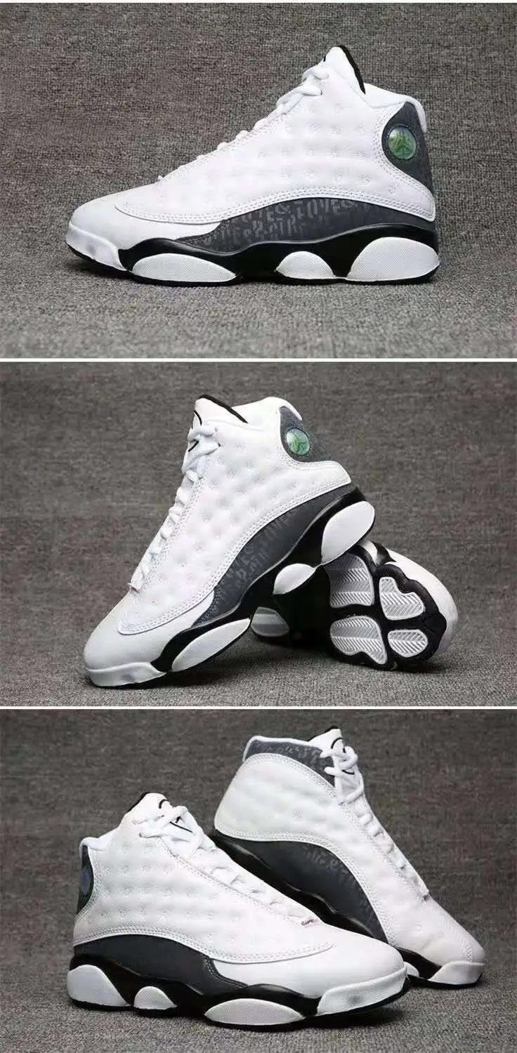 Air Jordan 13 AJ13 黑白熊猫 乔13 黑金黑黄 白黄黑 橙灰白红 黑红 基德 芝加哥 黑蓝皇家蓝 法国蓝 白蓝 黑火石 黑白灰熊猫男鞋女鞋DJ5982-600/DJ5982-060