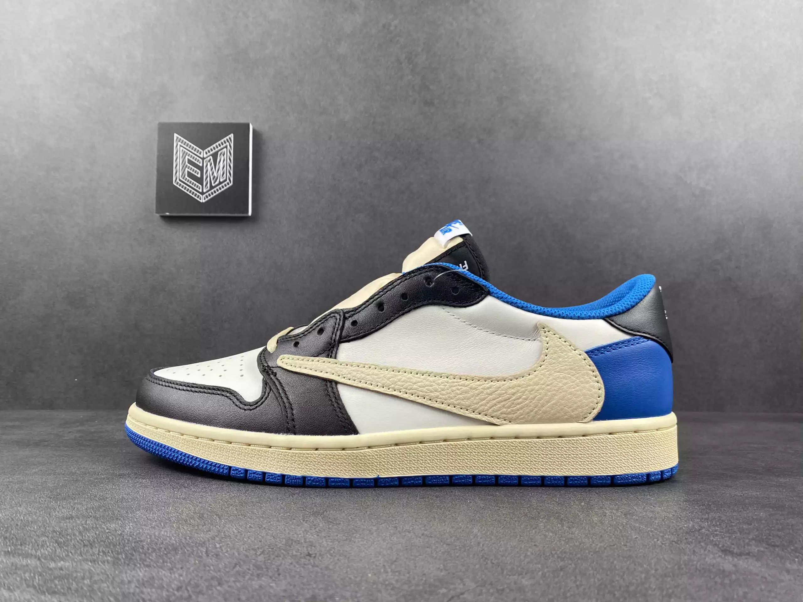 LJR Air Jordan 1 Low Fragment X Travis Scott | DM7866-140 | JadeShip.com