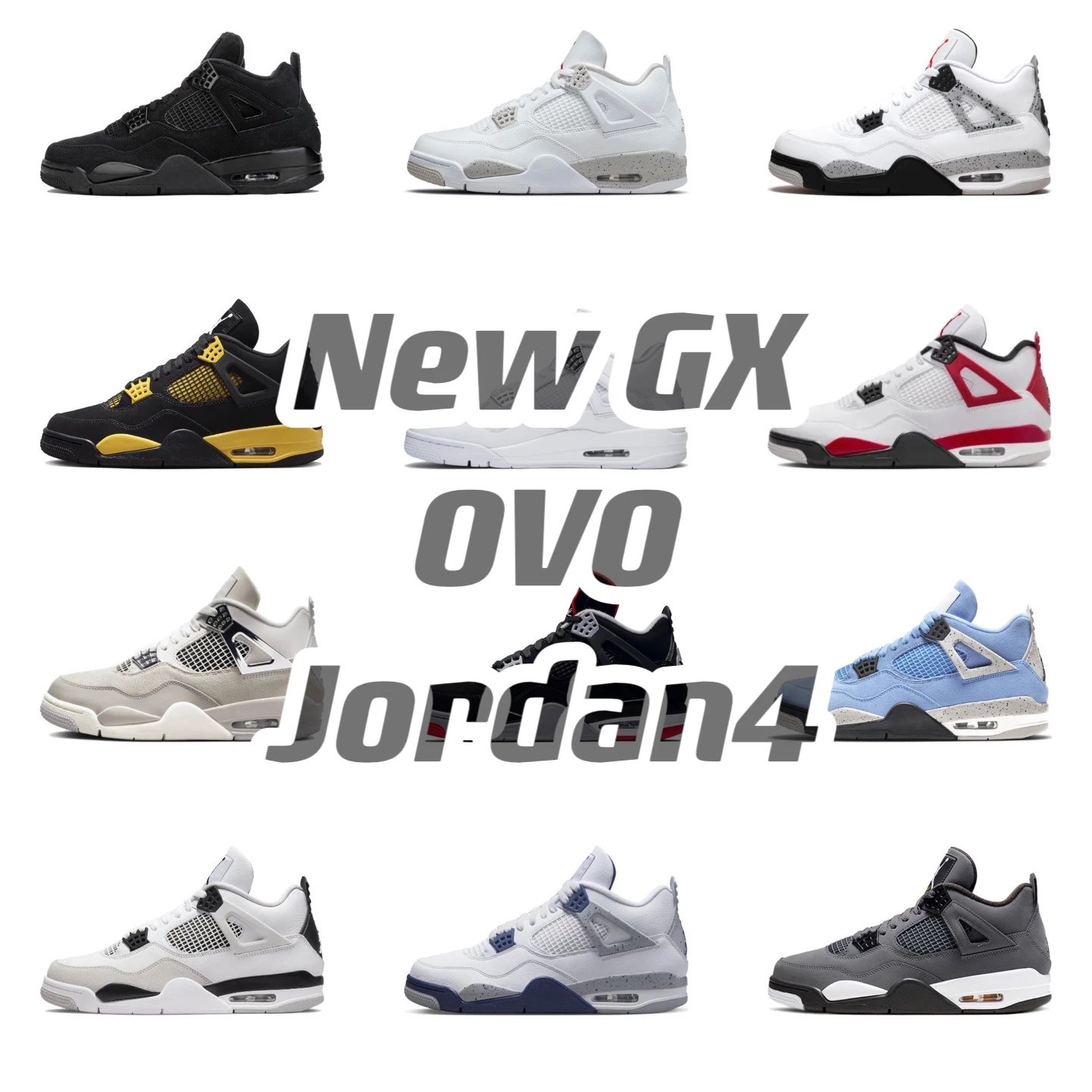 New GX Batch Jordan 4 series | JadeShip.com