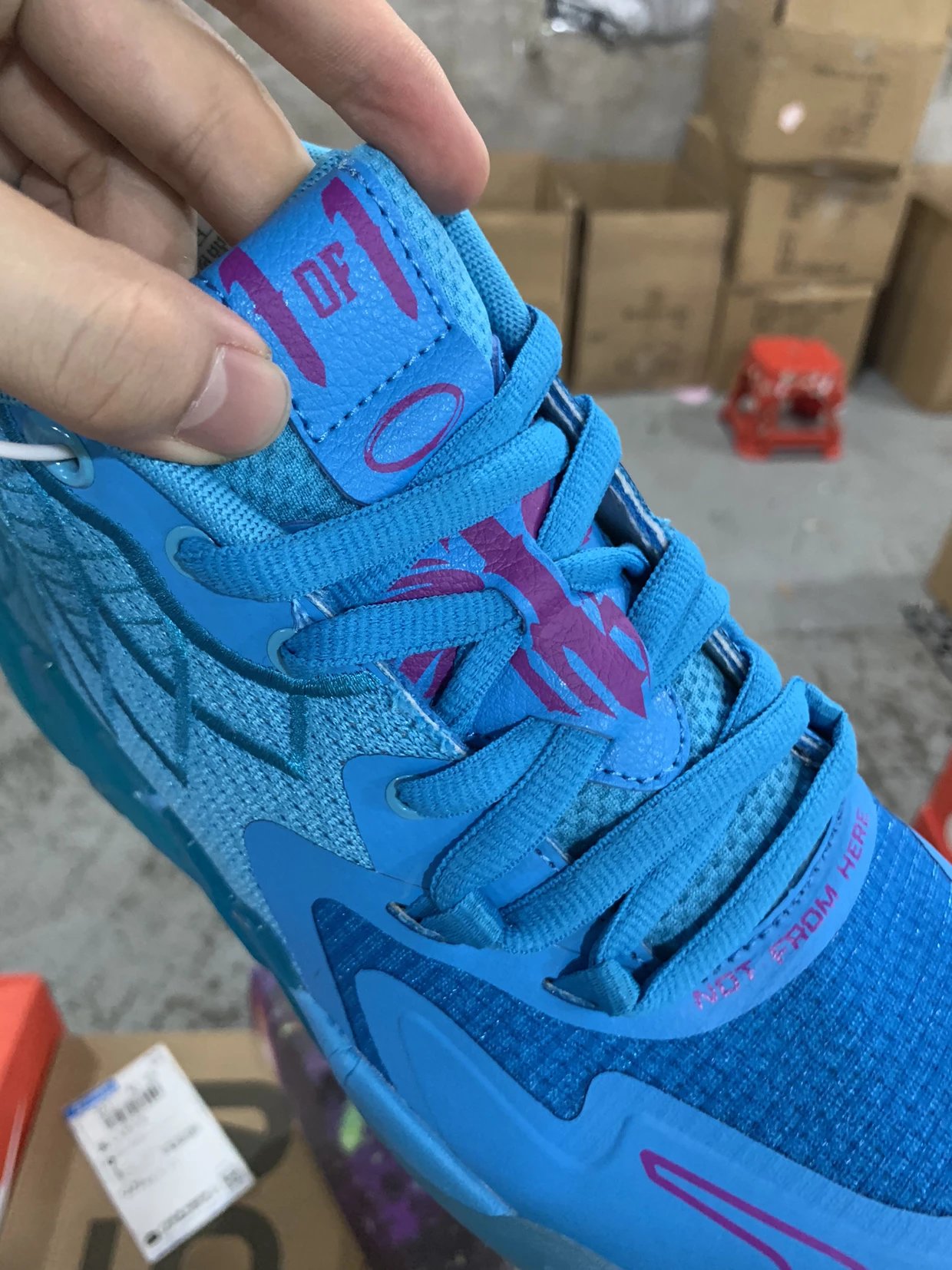 Puma MB.01 拉梅洛鲍尔一代 实战篮球鞋 蓝 色男女同款#送礼推荐#生日礼物 首发尝鲜版本支持轻实战耐克三球一代拉梅洛鲍尔球鞋MB ...