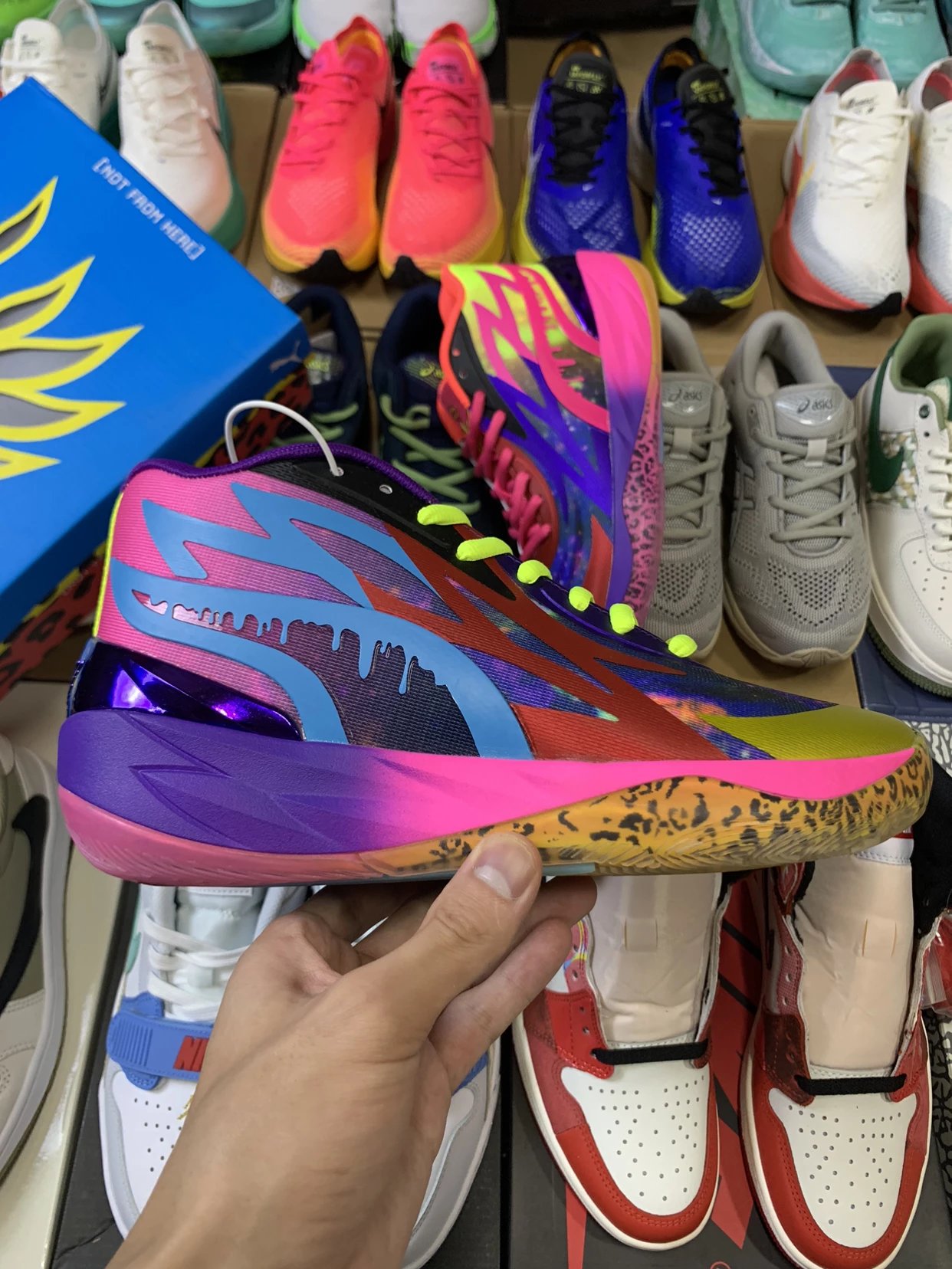 Puma MB2× Puma three-ball 2nd generation LaMelo Ball sneakers MB.02 ...