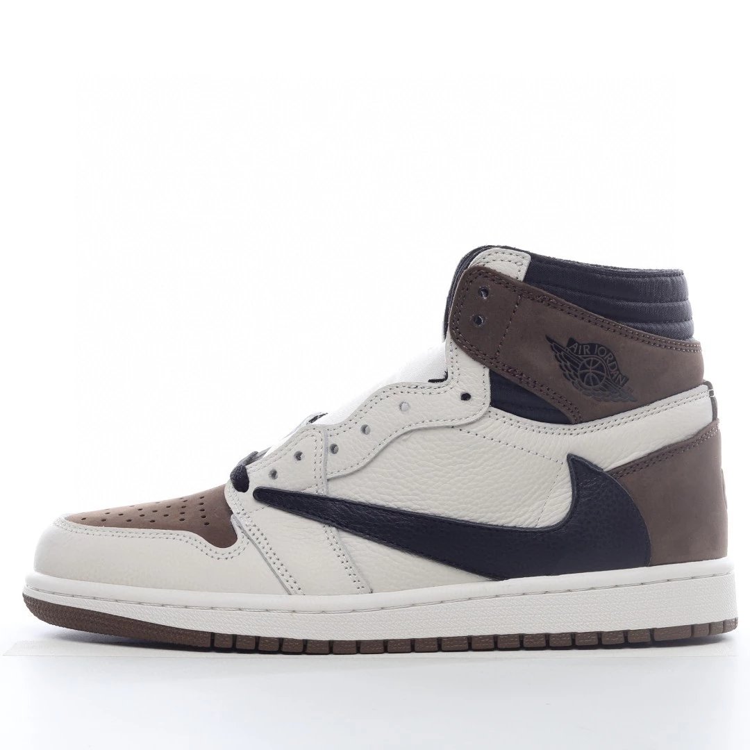 Nike Jordan Travis Scott x Air Jordan AJ1 High OG TS Joint White Brown ...